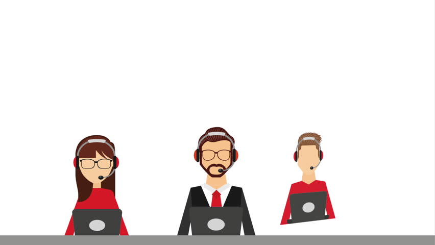 Stockvideo-Clip von call center design, Video Animation | Shutterstock