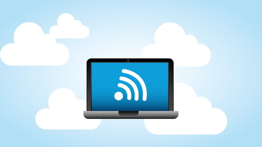 Wifi Connection Design, Video Animation Stock Footage Video (100% ...