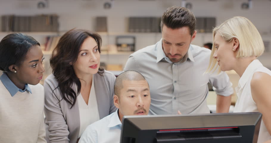 African American Software Engineer Leading Stock Footage Video 100 Royalty Free 14141783