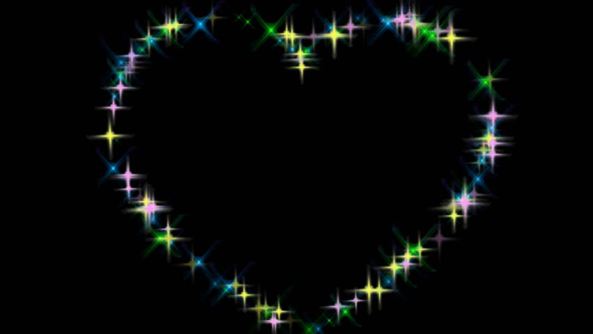 Seamless Heart Flow. Flying Valentine Hearts. Abstract Loop Background ...