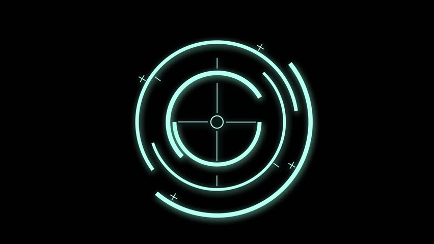 2 Colors Of Sci-Fi Circles. HUD Elements UI Elements. HUD Concept ...