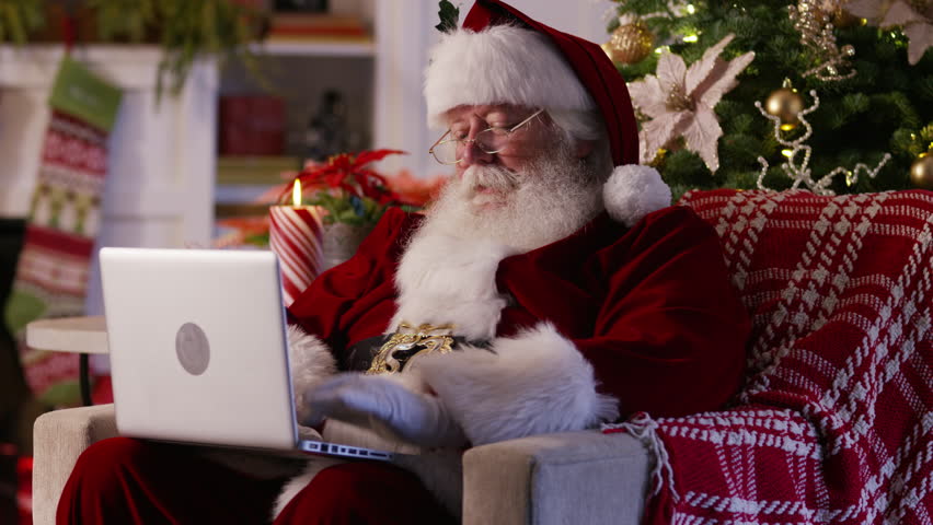 Santa Claus Writes On List Stock Footage Video 4583165 | Shutterstock