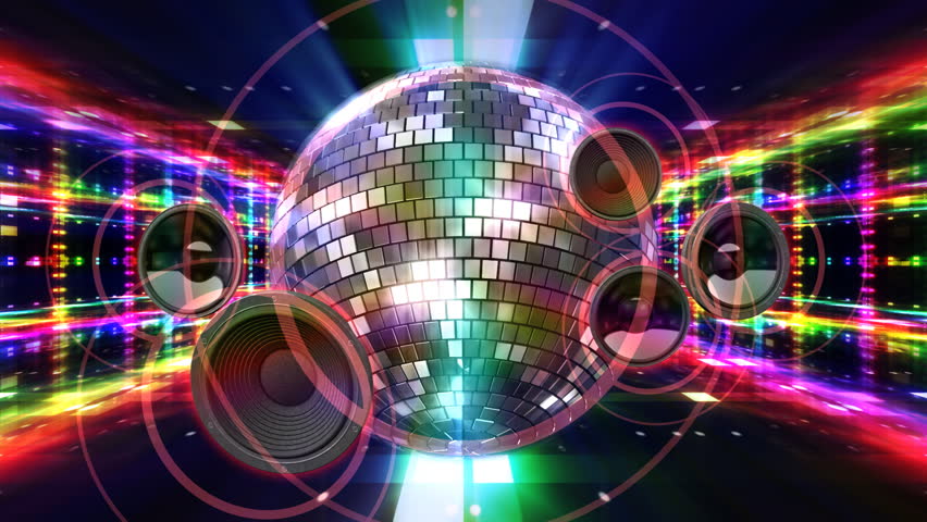 Disco and Club Space Background. Stock Footage Video (100% Royalty-free ...