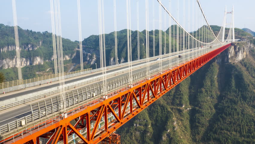 Aizhai Bridge,?????,Jishou, Hunan, China:1102 Ft / 336 Meters High;3858 ...