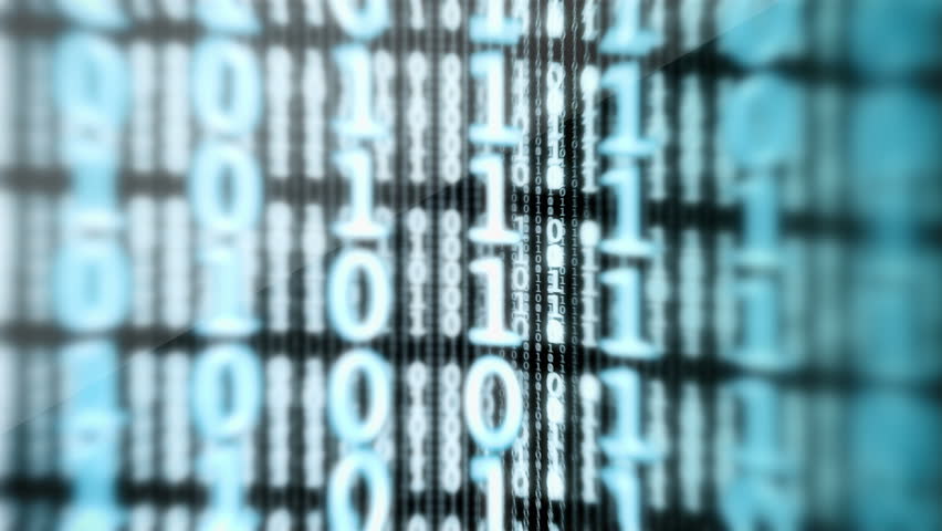 Binary Data Digital Display Loop Stock Footage Video 962677 | Shutterstock