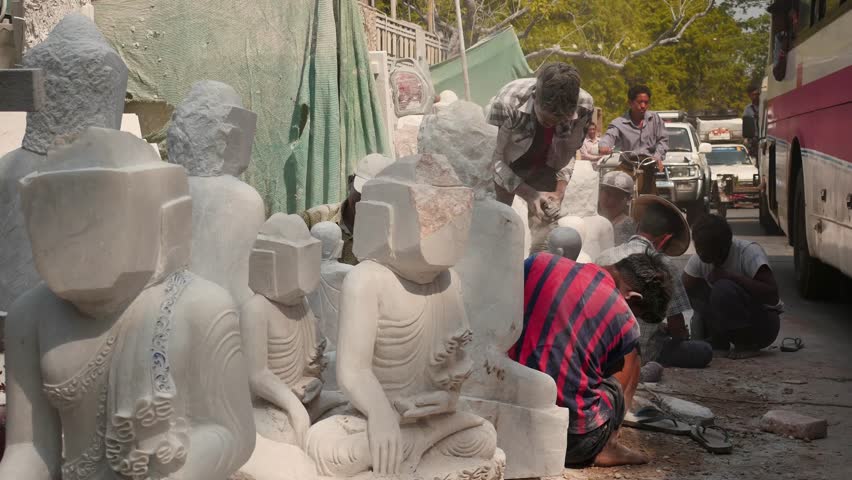 MARGILON, UZBEKISTAN - 10 JUNE 2013: Two Women Are Busy Steaming And ...
