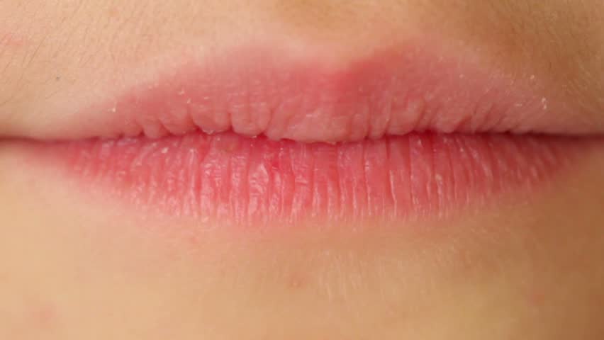 Lips Closeup, Mouth Opens, and Stock Footage Video (100% Royalty-free ...