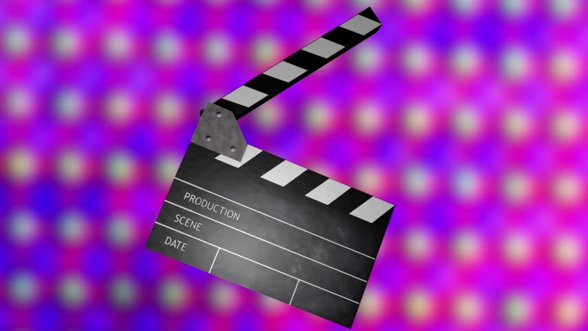 Three Dimensional Clapperboard That Claps Out The Takes. A Great ...