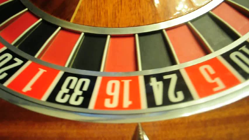 Stock video of image with a casino roulette wheel | 1662193 | Shutterstock