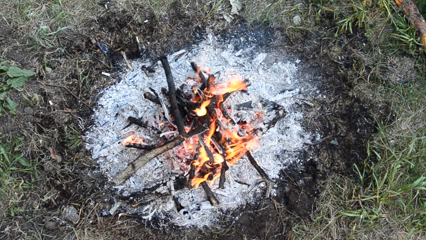 Stock video of the fire burns with a white | 17169823 | Shutterstock
