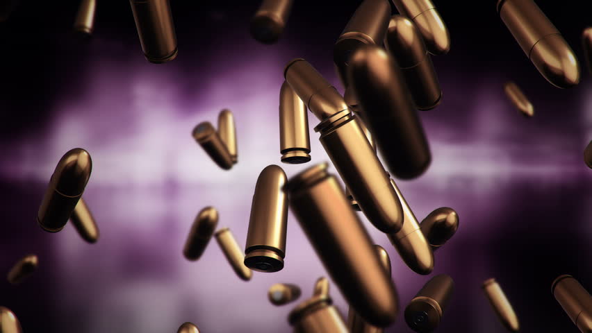 Animation Falling of Bullets Different Stock Footage Video (100% ...