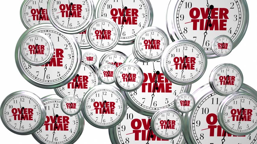 Time Is Running Out Clocks Flying By Deadline Reminder 3d Animation ...