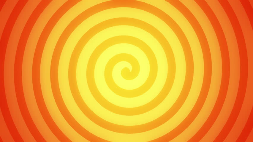 4k Retro Pinwheel, Hypnotic Swirl, Vintage Sunburst - Red And Orange ...