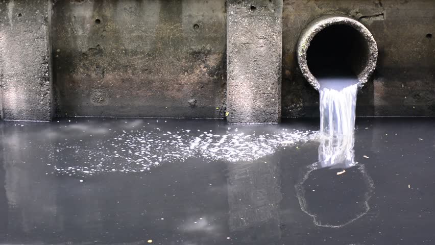 Waste Water Flow to Sewer Stock Footage Video (100% Royalty-free ...