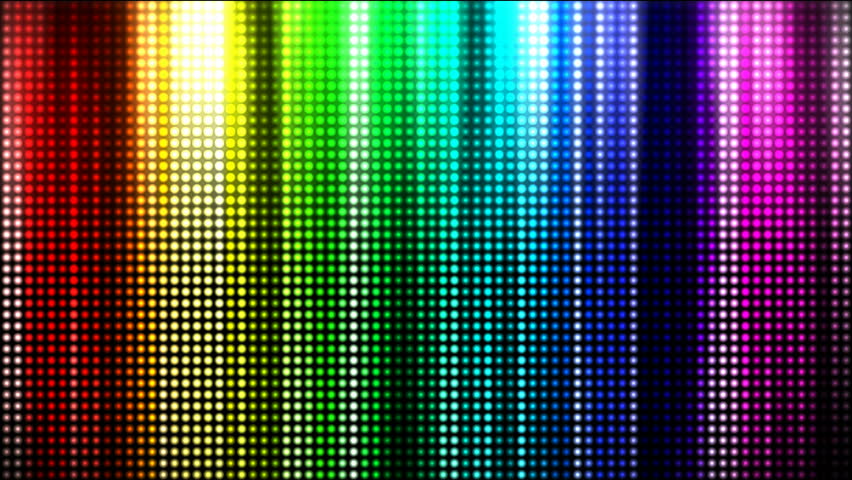 Led Lights Multicolored Background - 4K Animation Abstract Loop Motion ...