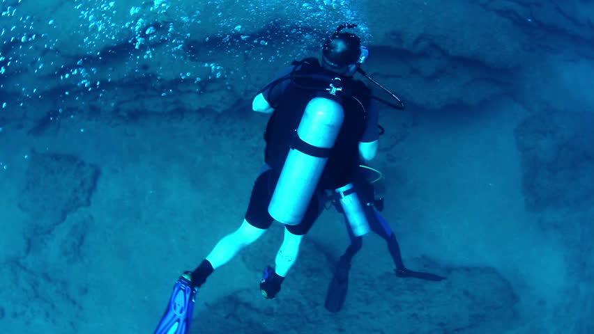 Underwater Shots Whilst Scuba Diving Stock Footage Video (100% Royalty ...