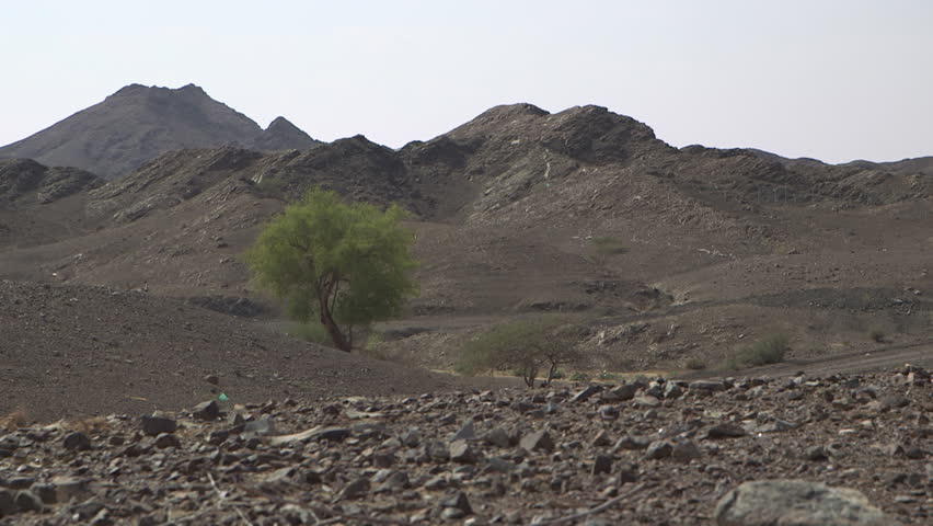 Arid Hills, Uae. View of Stock Footage Video (100% Royalty-free ...