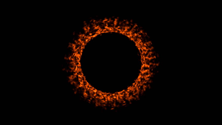 Animated Ring Of Fire Against Transparent Background In 4k. Ring, Fire ...