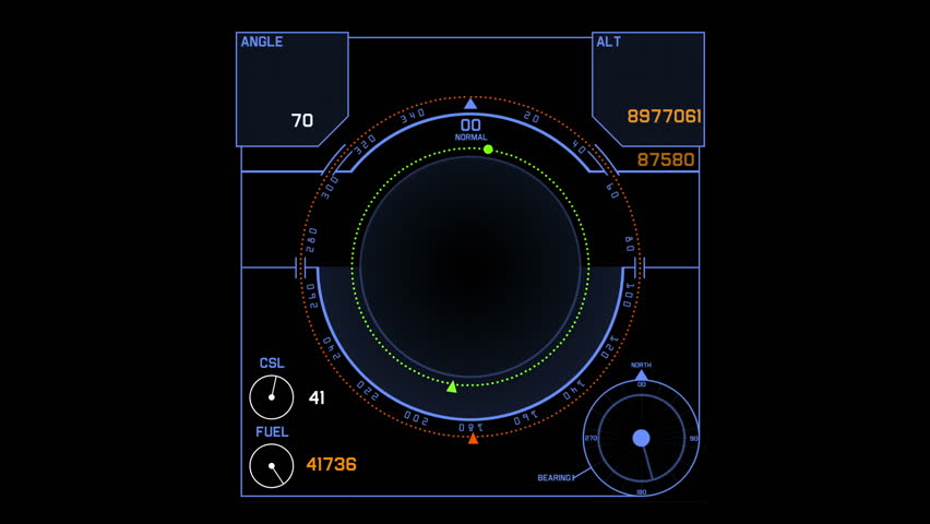4k Radar GPS Signal Tech Screen Display,future Science Sci-fi Data ...