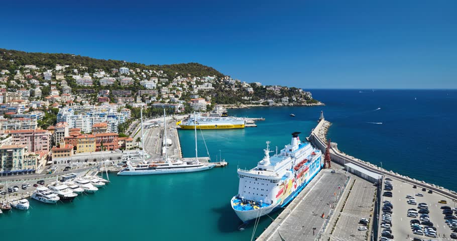 Stock video of france, port of nice, 15 august | 18986773 | Shutterstock