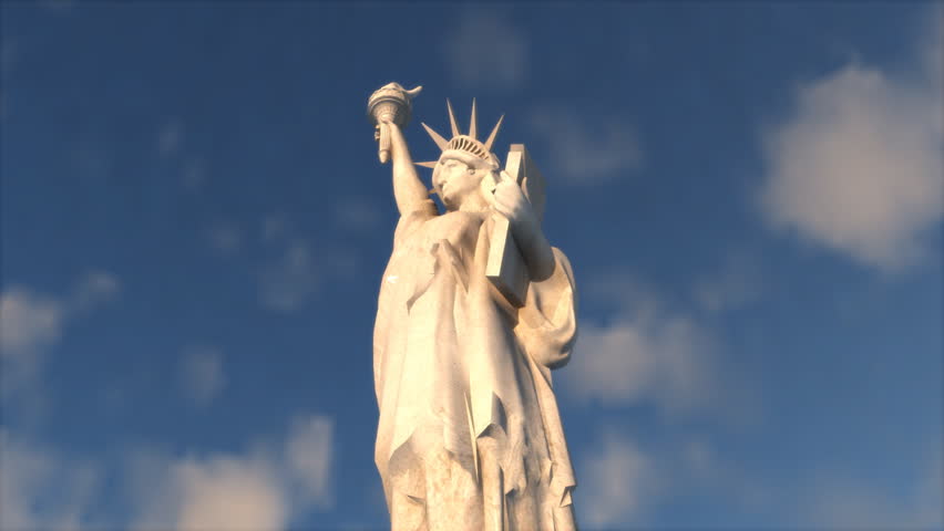 Rotating Statue of Liberty Stock Footage Video (100% Royalty-free ...