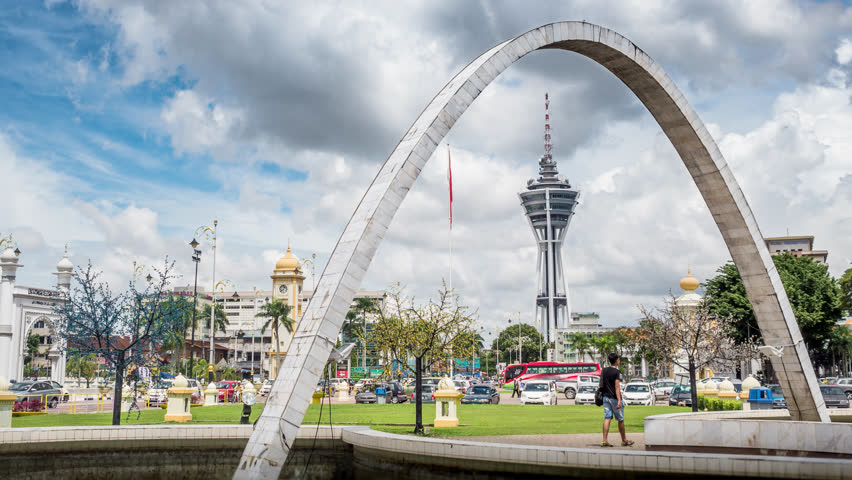Alor Setar, Malaysia, Kedah. View To Menara From Square Dataran Alor ...