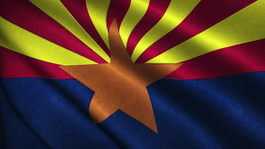 Flag Of Arizona (seamless) Stock Footage Video 2434655 | Shutterstock