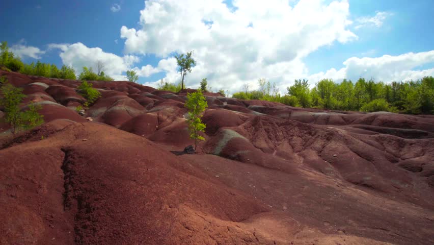 Cheltenham Badlands Caledon Ontario Canada Stock Footage Video (100% ...