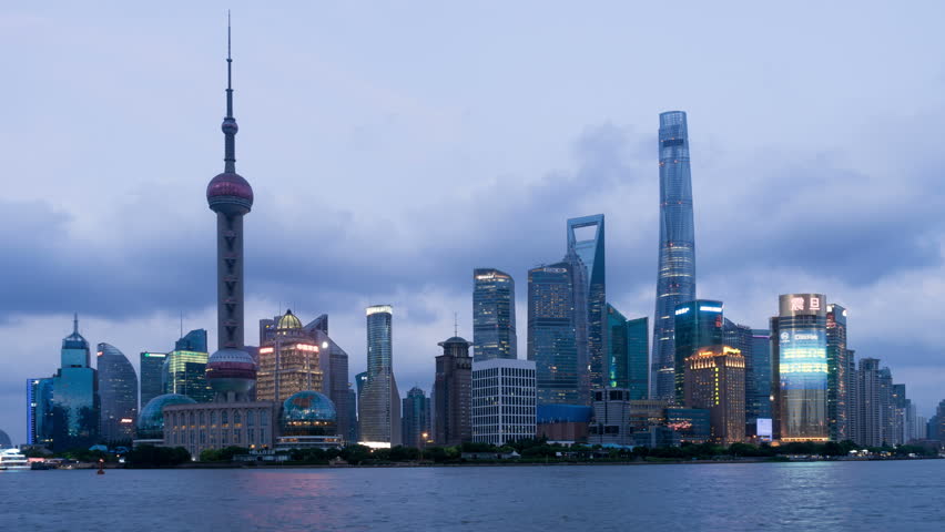 Time Lapse of Shanghai from Stock Footage Video (100% Royalty-free ...