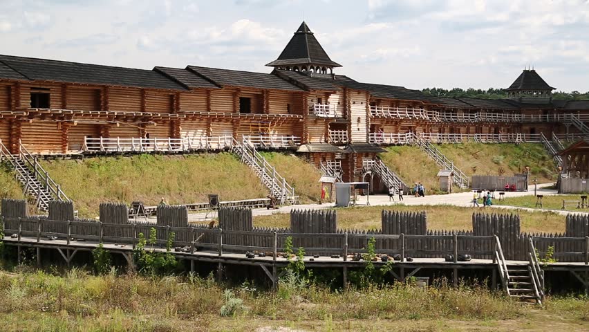 UKRAINE, KIEV REGION, KOPACHIV VILLAGE, AUGUST 14, 2016: Castle In ...