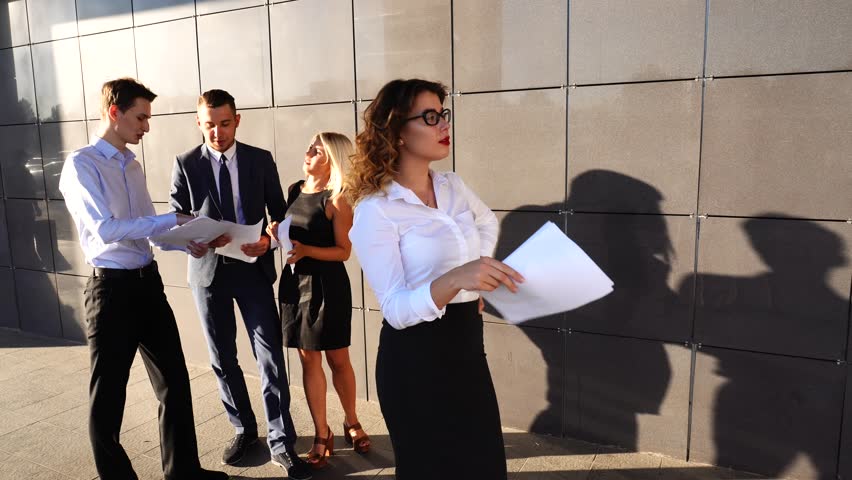 Office Fight - Angry Office Workers Come To Blows At Work. High Quality ...