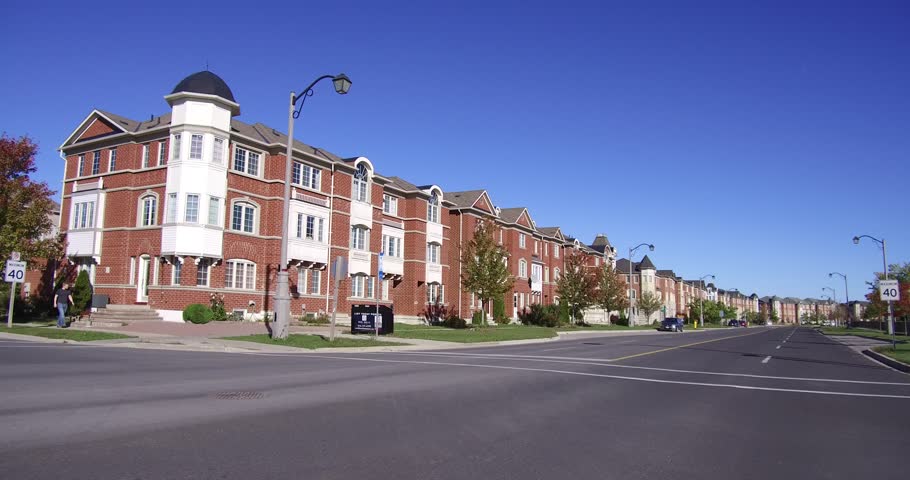 Markham, Ontario, Canada October 2016 Stock Footage Video (100% Royalty ...