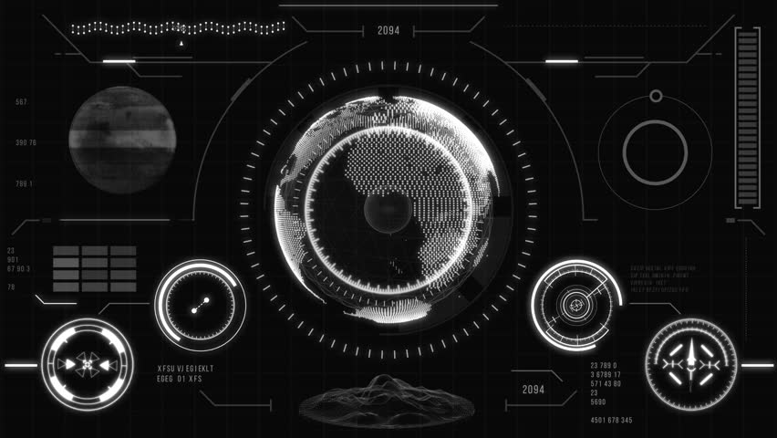 Robot Hud Stock Footage Video 18860141 | Shutterstock