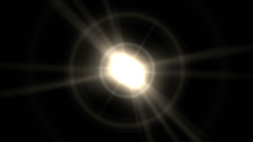 Dazzling Rays Light From Halo, Ultra-energy Field In Space. Stock ...