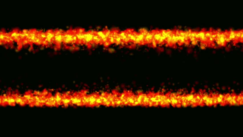 Animated Line Of Fire 4 On Black Background. Mask Included. วิดีโอสต็อก ...