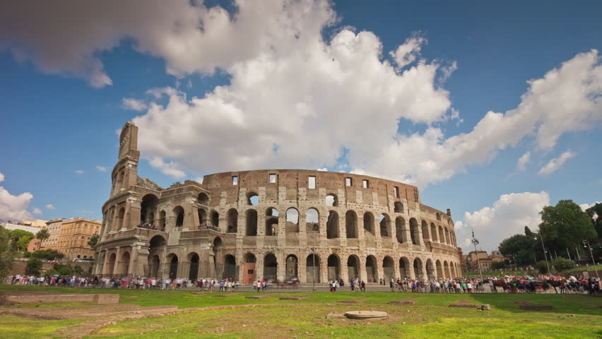 Side of the Roman Colosseum image - Free stock photo - Public Domain ...