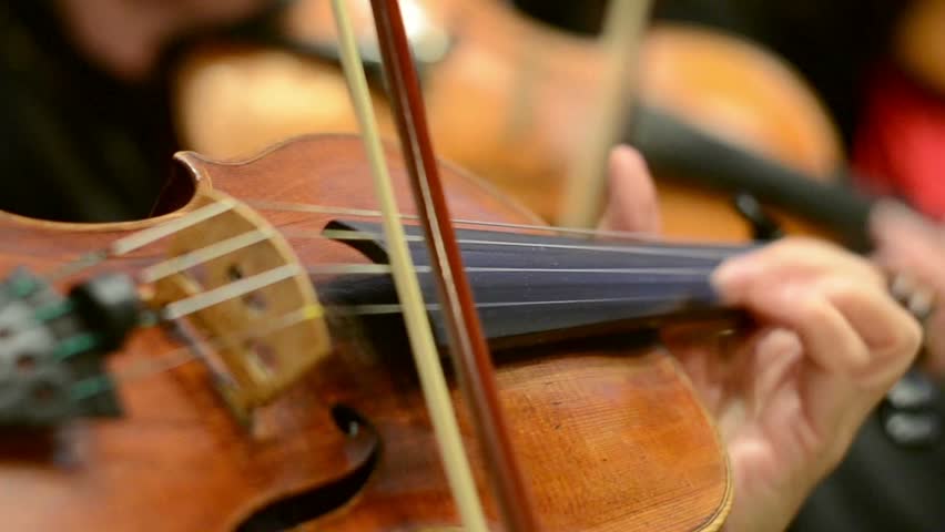 Close-up Of Musician Playing Violin, Classic Music Stock Footage Video ...