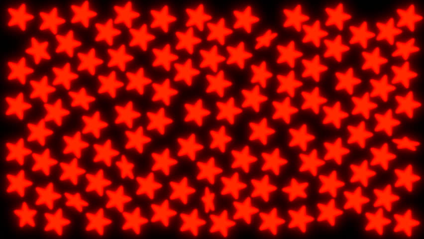 Animated Spinning Red Glowing Stars Stock Footage Video (100% Royalty ...