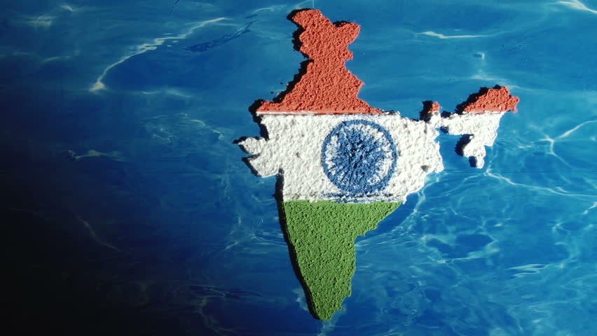 India Map, Zoom in Stock Footage Video (100% Royalty-free) 2226853 ...