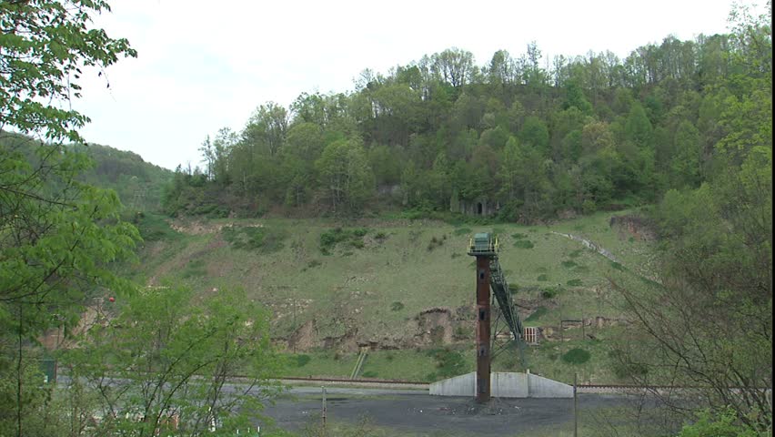 Abandoned West Virginia Coal Mine Stock Footage Video (100% Royalty ...