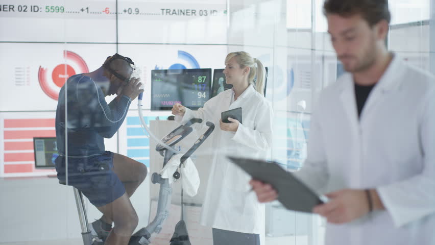 Stock video of 4k portrait of sport scientist in | 22984033 | Shutterstock