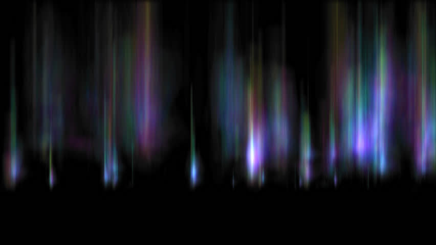 Northern Lights On Transparent Background Stock Footage Video (100% ...
