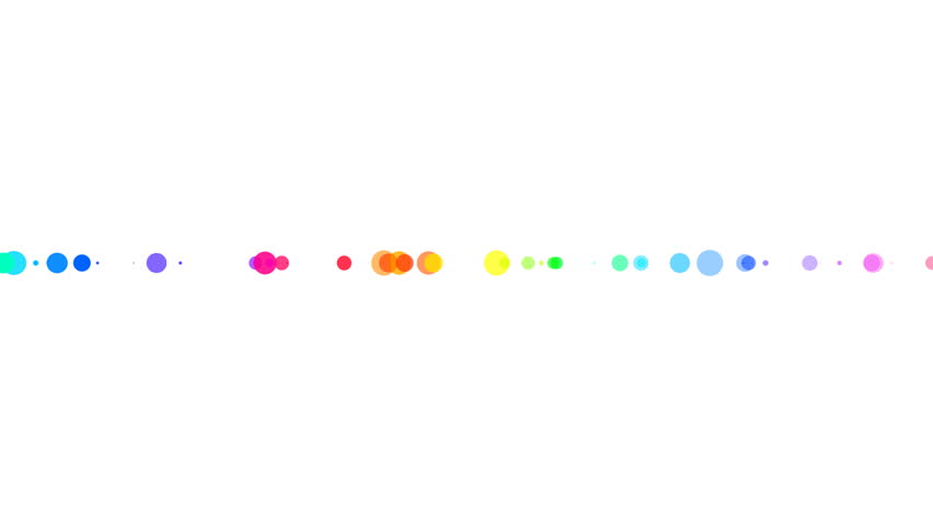 Colorful Dot Line. Stock Footage Video 2409353 | Shutterstock