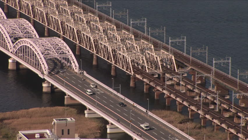 Stock video of view of vehicles moving over the | 2414063 | Shutterstock