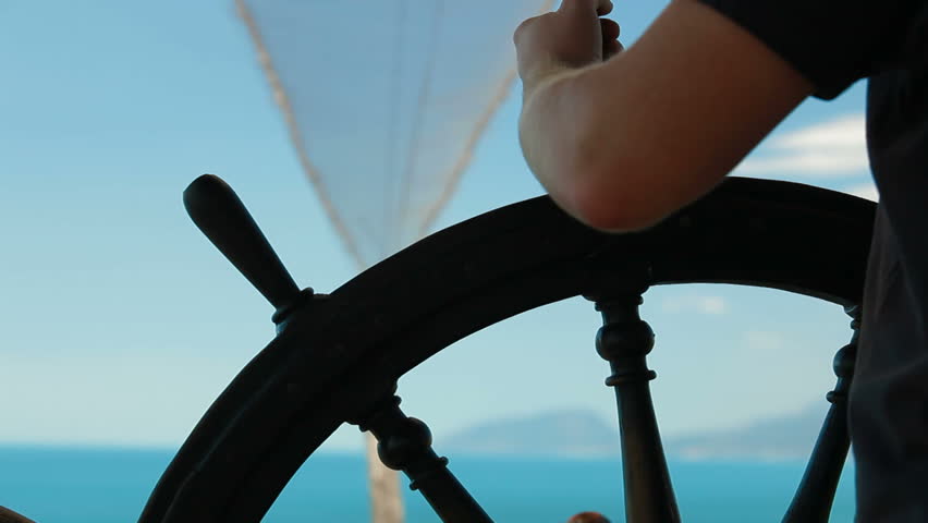 Hand On Ship Rudder Stock Footage Video 2624261 | Shutterstock