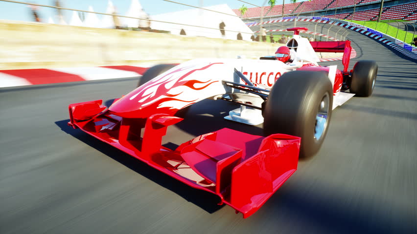 Race Car. Very Fast Driving. Stock Footage Video (100% Royalty-free ...