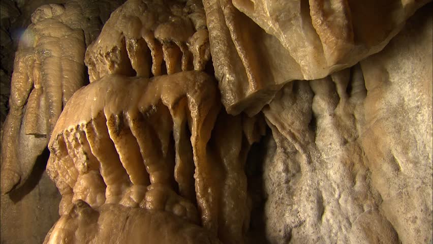 Cave Wall With Interesting Texture Filmati e video d'archivio 2548835 ...