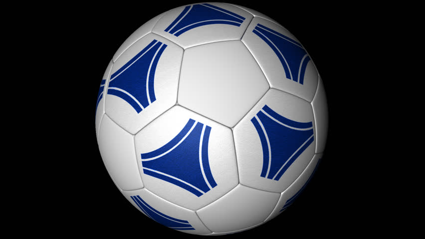 High Resolution Soccer Ball Spinning. Stock Footage Video (100% Royalty ...