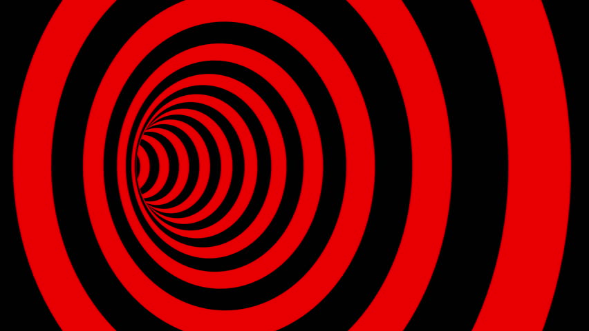 Hypnotic Red Swirl Seamless Looping Clip Stock Footage Video 830206 ...