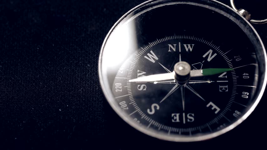Dipping Compass Pointer Moving, Pointing Stock Footage Video (100% ...